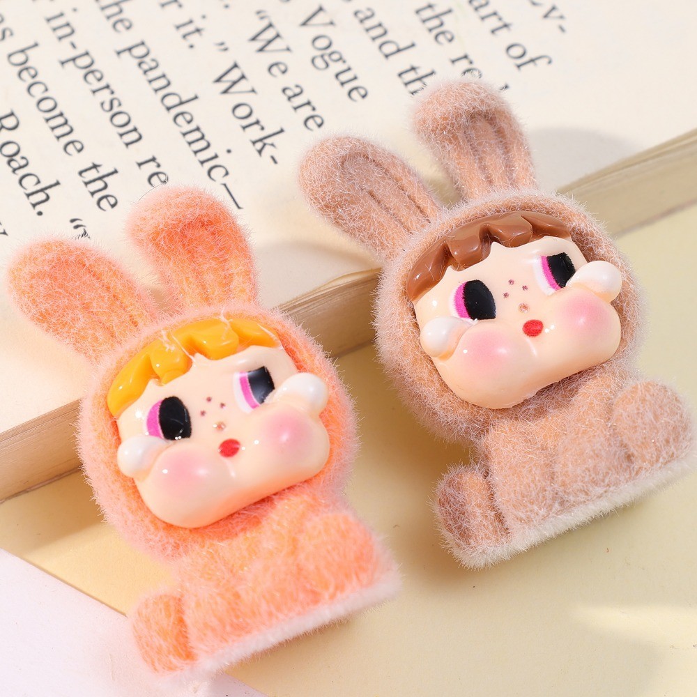 Cartoon Sitting Posture Crybaby Flocking Doll Office Desktop ...