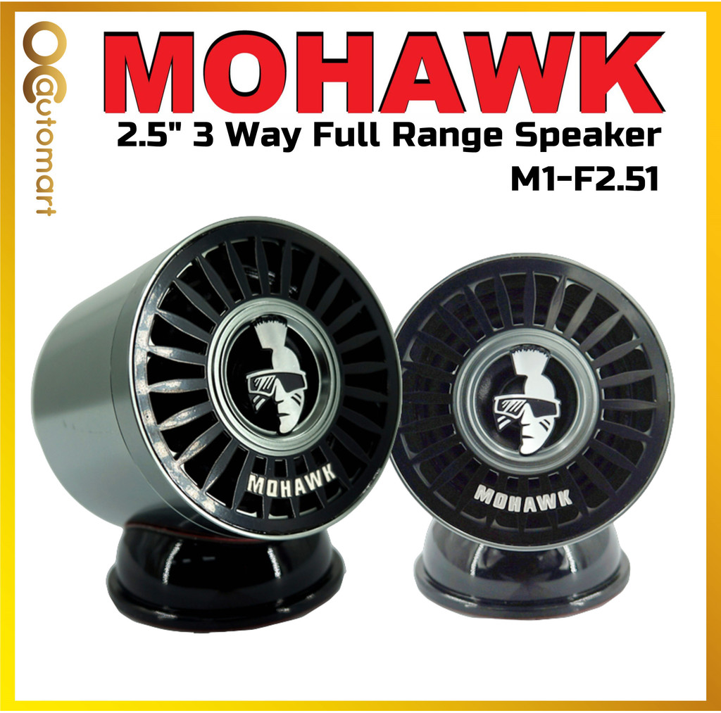 Mohawk M1-Series 2.5 Inch 3 Way Full Range Speaker With Tweeter M1-F2.51 | Shopee Malaysia