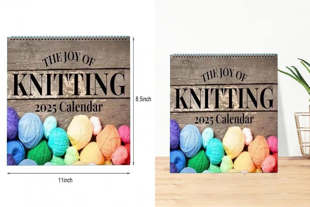GEY_ Yarn Lover Planner Yarn Project Organizer 2025 Knitting Calendar ...