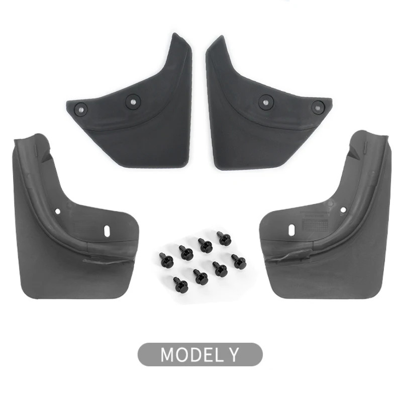 Car Wheel Mud Flap Splash Guards For Tesla Model Y MudFlaps Wheel ...