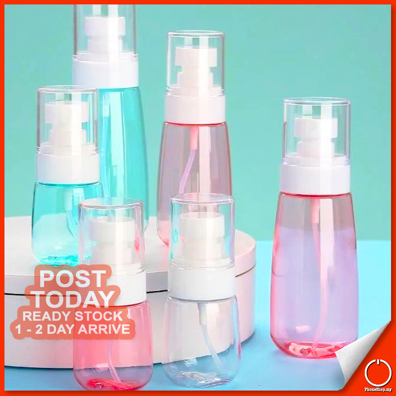 𝐓𝐑𝐀𝐕𝐄𝐋 𝐒𝐏𝐑𝐈𝐓𝐙𝐄𝐑 30/60/100ml Portable Vacuum Spray Travel Lotion Perfume ...