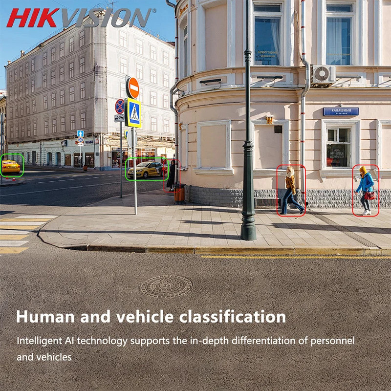 Hikvision ColorVu DS-2CD2547G2-LS 4MP Mini POE IP Camera Human and ...