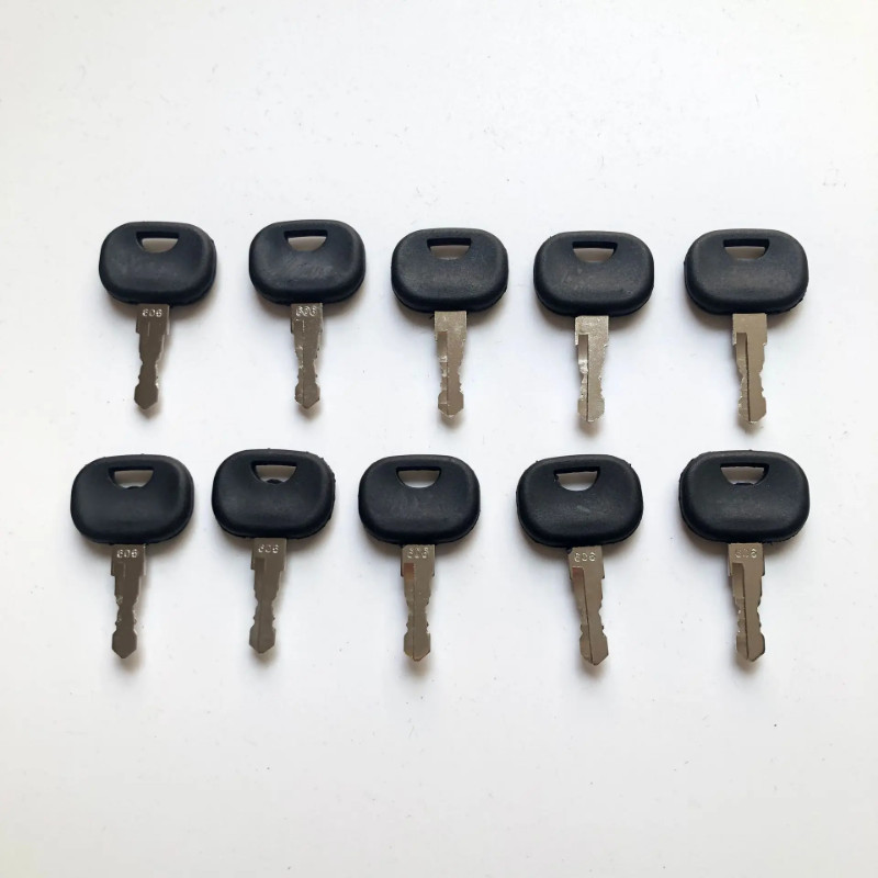 10PCS 606 Key For Liebherr Heavy Equipment | Shopee Malaysia