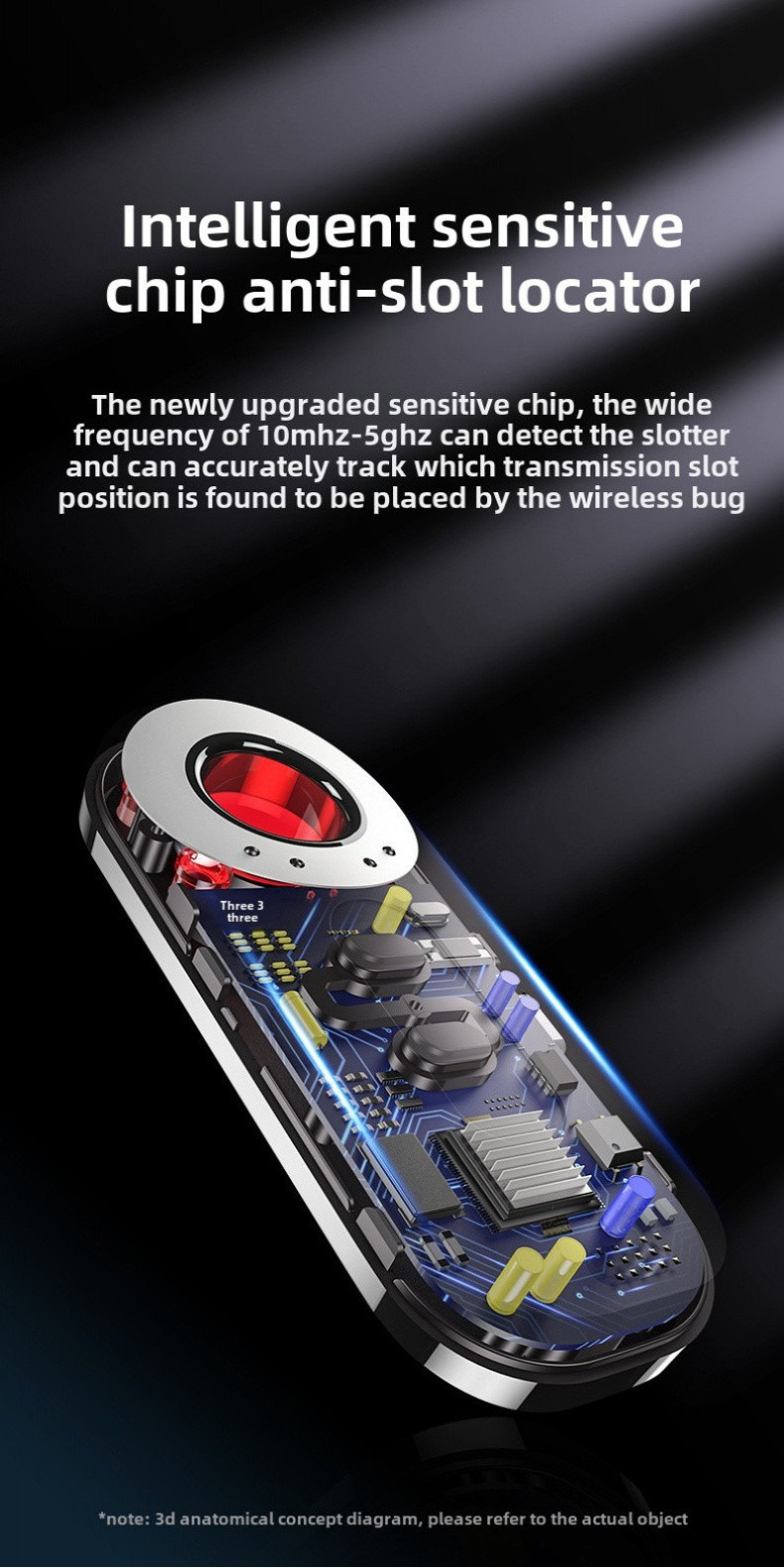 AK400 Hidden Camera Detector Smart Wireless Signal Detector High ...