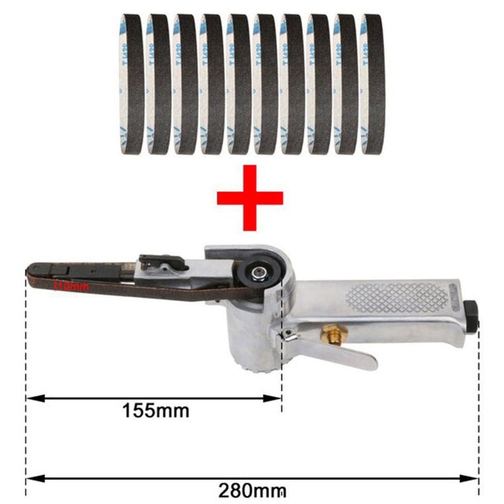 JUMLEE ️3/8 inch air belt sander with sanding 300mm for air compressor ...