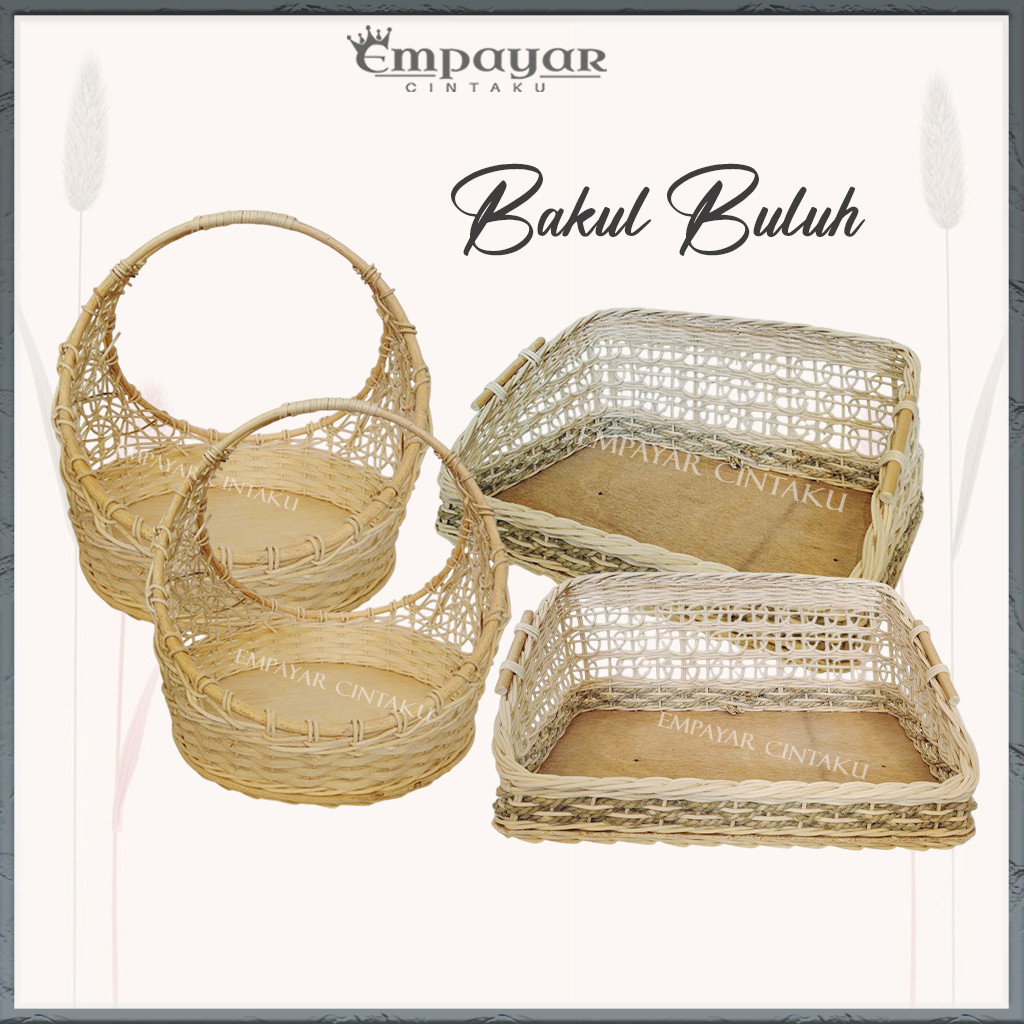 HANDMADE BAMBOO BASKET/BAKUL HANTARAN/RAGA HANTARAN/GIFT BASKET/VINTAGE ...
