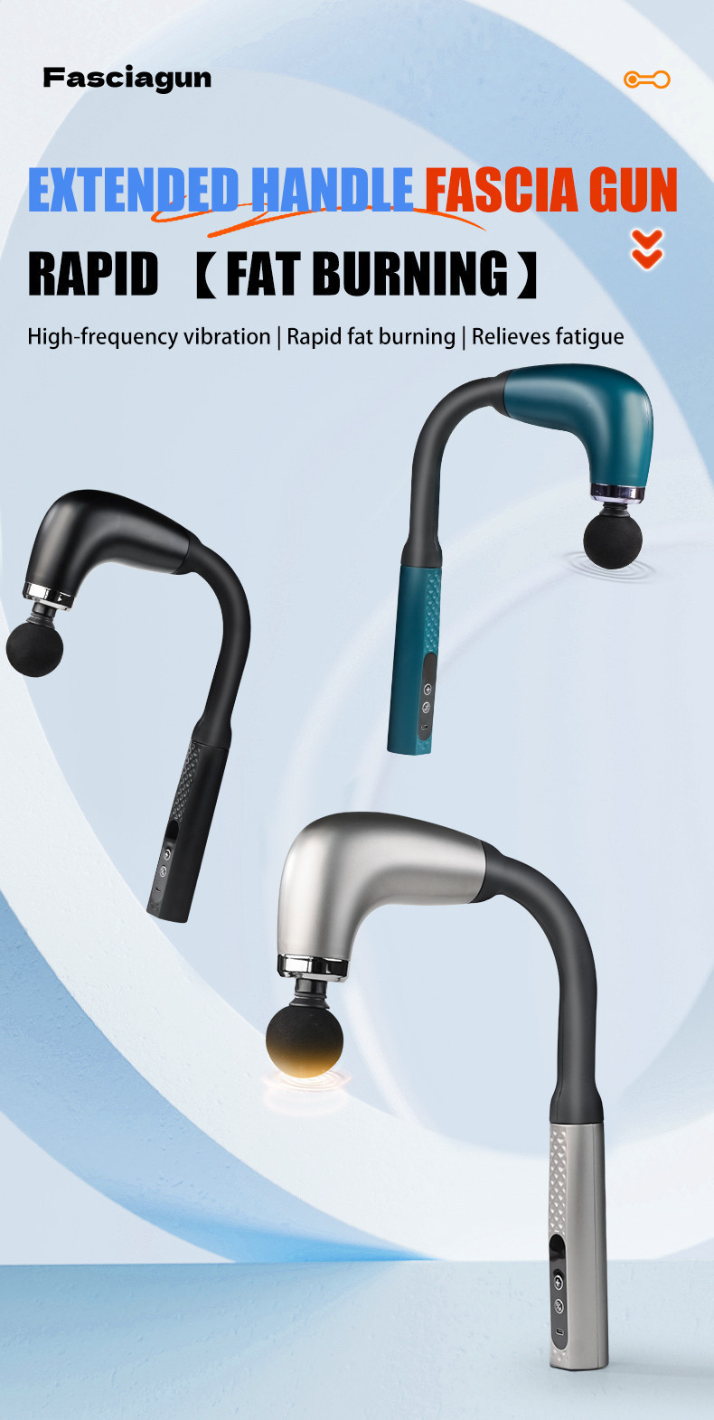 Full Body Deep Tissue Massage Hammer–Portable Electric Muscle Massager ...