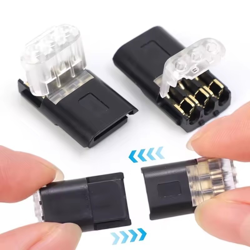1-5PCS 3Pin Way Plug Electrical Connector - Car Wire Cable Strip ...