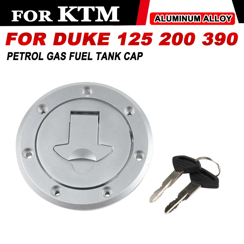 For KTM DUKE 125 200 390 DUKE Petrol Gas Fuel Tank Cap Cover With Key ...