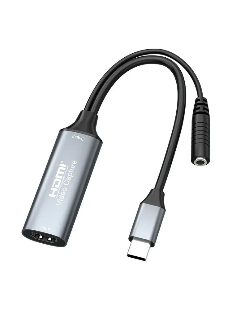 4K HDMI Video Capture Card with Mic Type-C Grabber Record HDMI to USB C ...