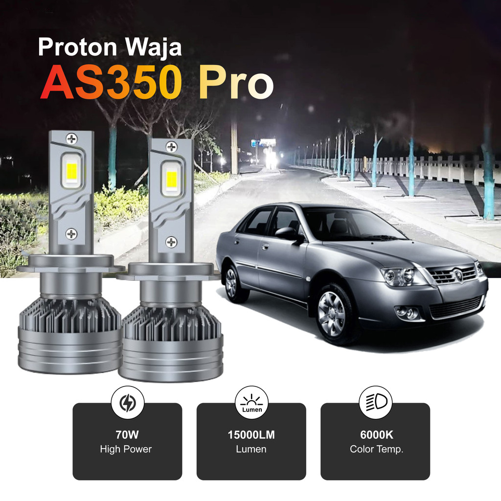 [PROTON] Wira/Waja 1 Year Warranty Car LED Headlight Bulb H1 H4 Hi/Lo ...