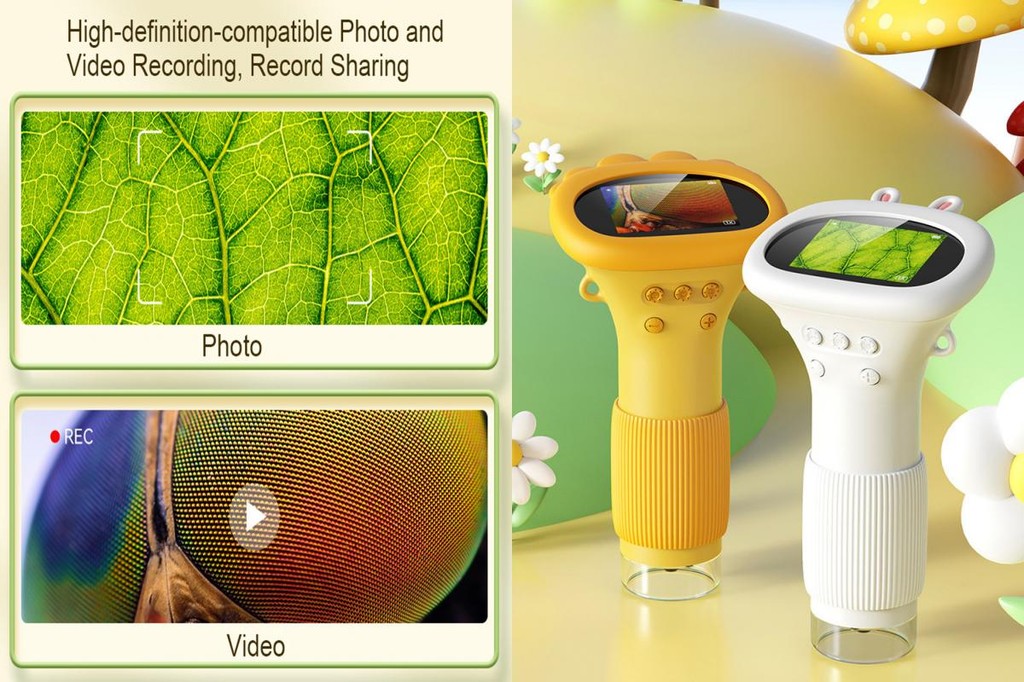 Mini Digital Microscope Science Exploration Tool 1000x Mini Portable ...