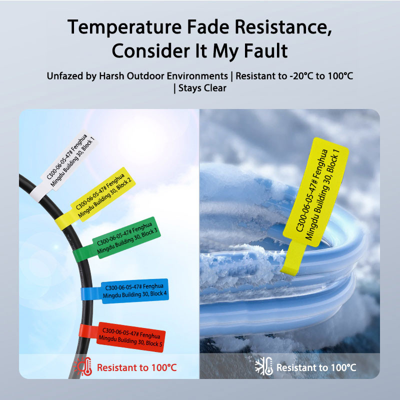 NIIMBOT M2 Office Cable Label Printer, Communication Network/Fiber ...