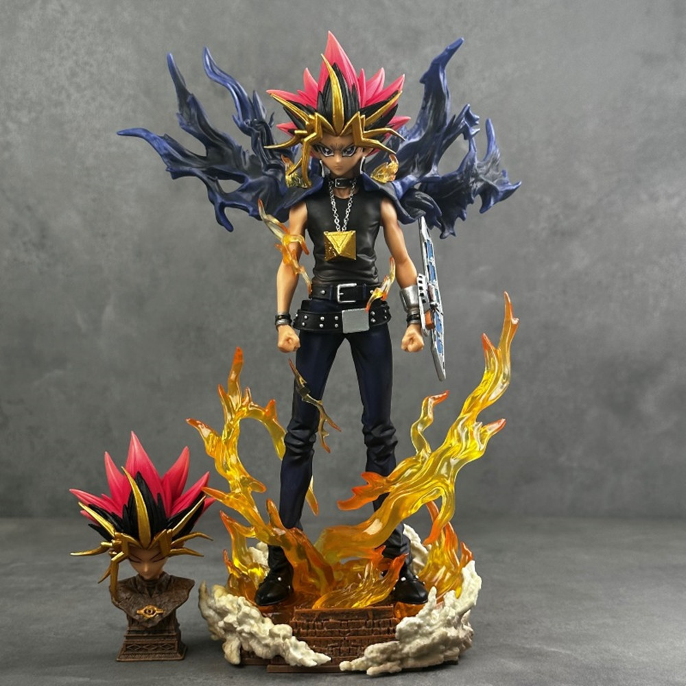 27cm Yu-Gi-Oh! Duel Monsters The ATEM Yami Yugi Figure Model Toys Doll ...