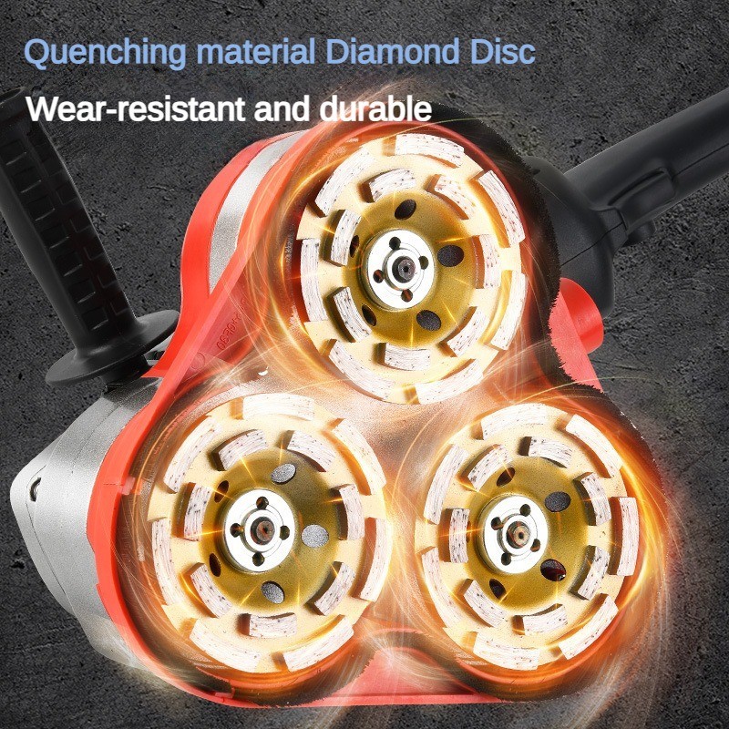 2800W Portable Industrial Grinder Handheld Epoxy Paint Floor Grinding ...