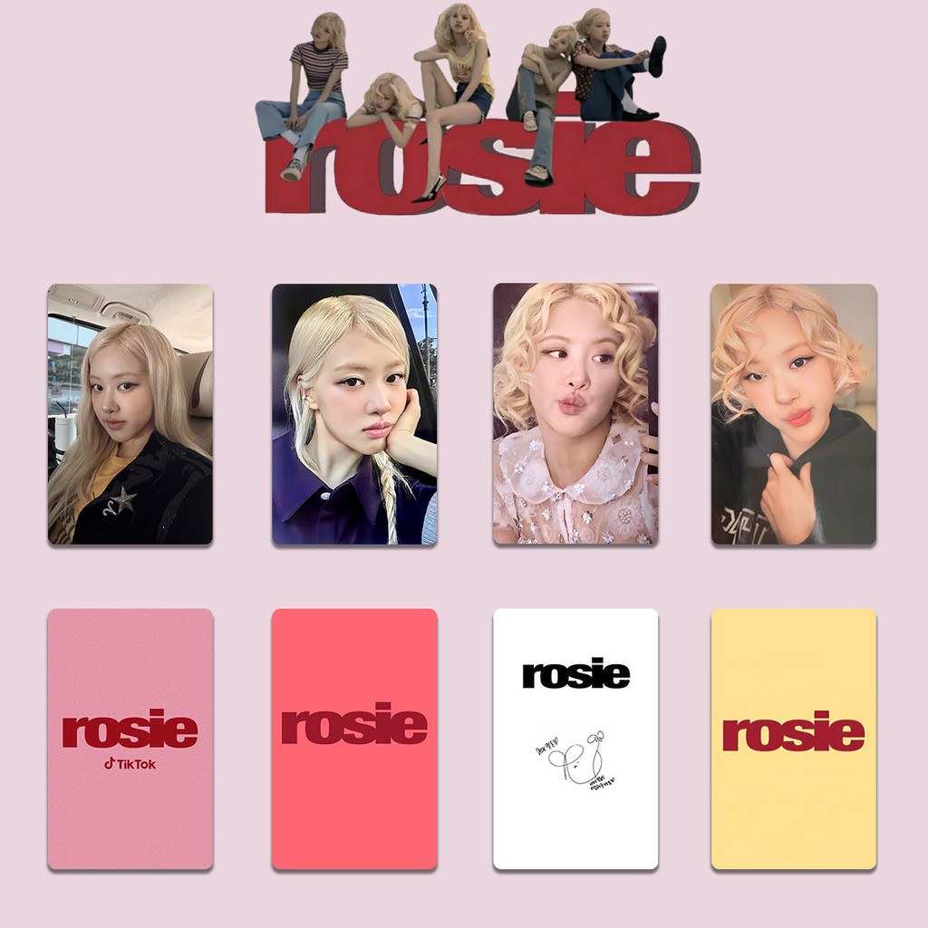Kpop Idol ROSE Solo Album ROSIE Photocards | Shopee Malaysia