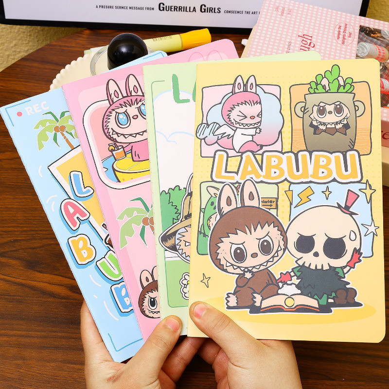 Diary Book - Labubu A5 Notebooks - Cartoon, Cute - Thickening, Portable ...