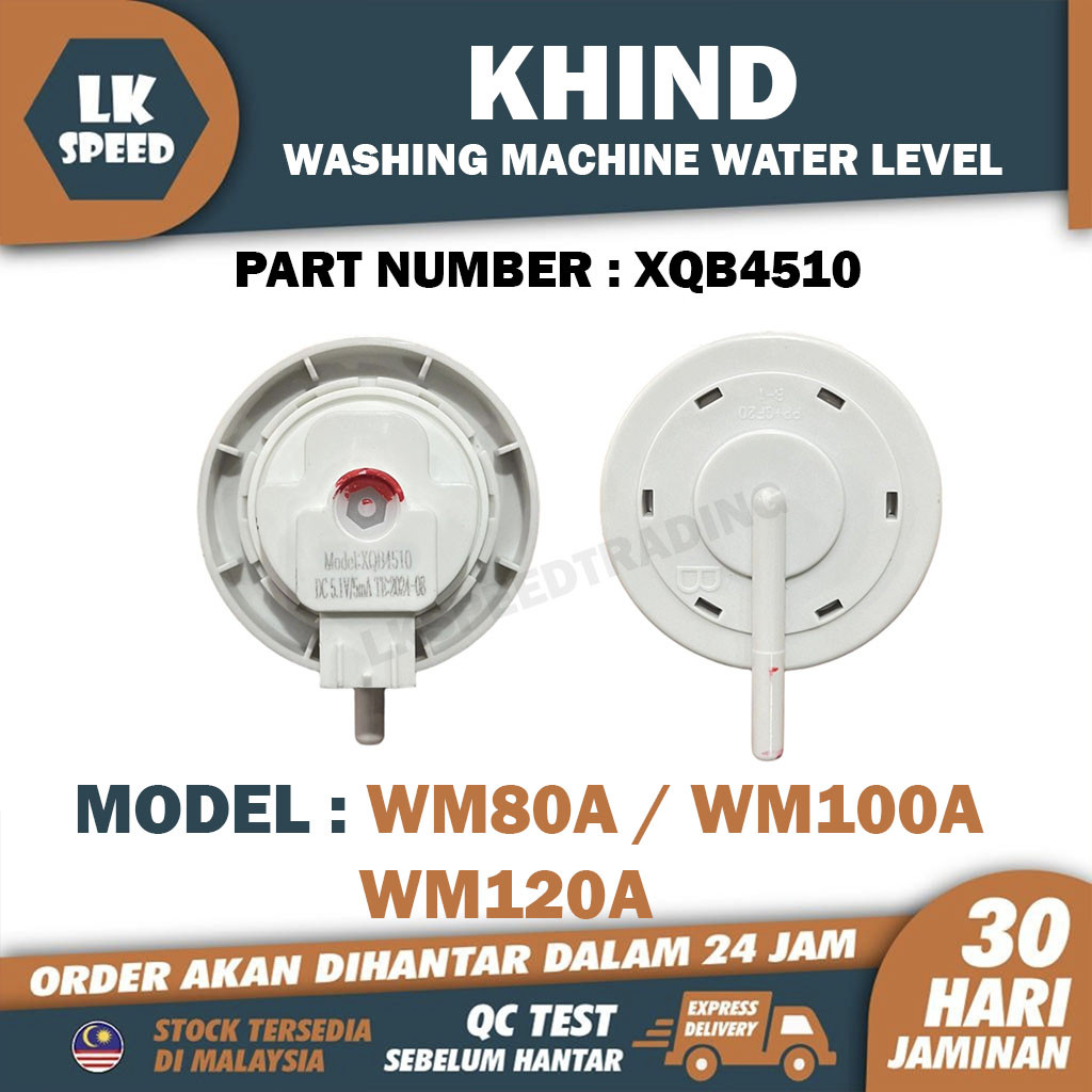 WM80A WM100A WM120A KHIND Washing Machine Water Level Sensor WM80 WM100 ...