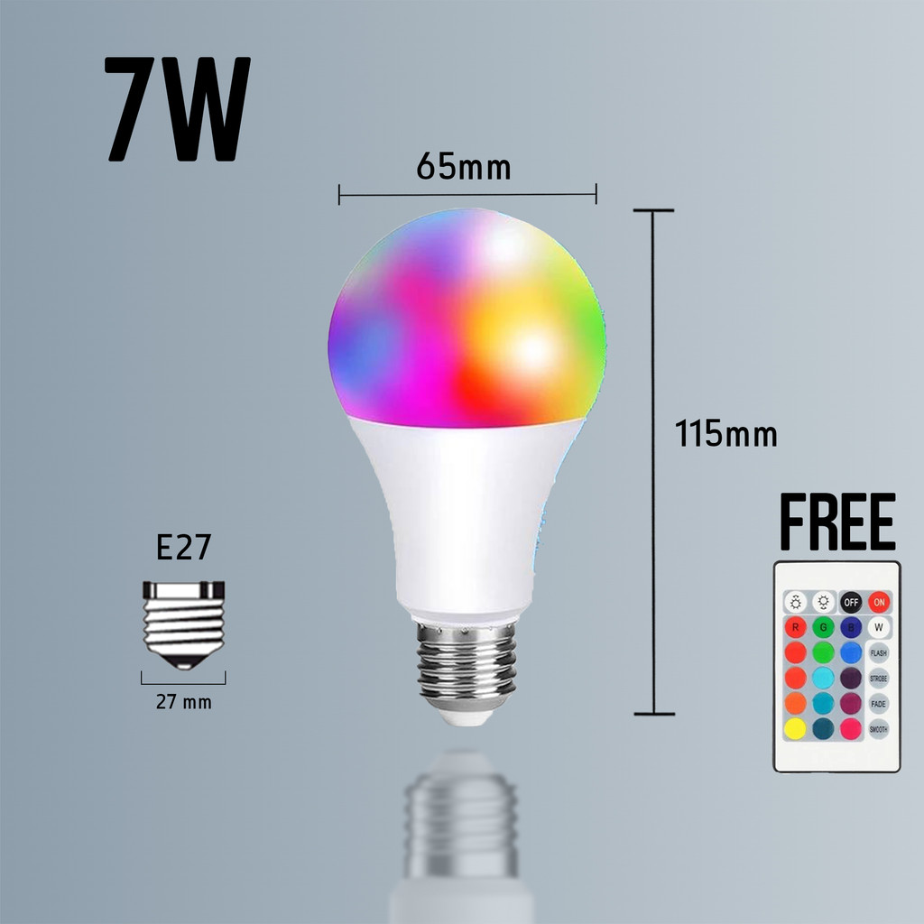 LED Light Bulb E27 3W 6W 10W 12W 16W 32W Warm White / Cool White Lampu ...