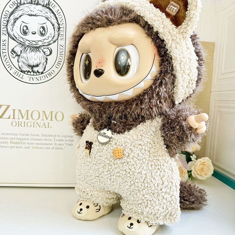 58Cm Labubu Caramel Doll clothes Christmas gifts for kids（Labubu Time ...