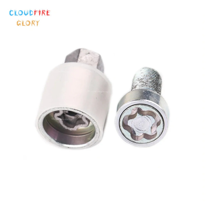 CloudFireGlory 4F0698139C 801 x2 Wheel Lock Anti Theft Screw Lug Bolt ...