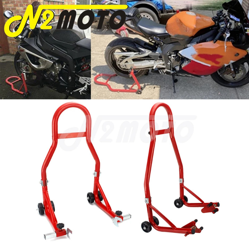 Sport Bikes Front Rear Wheel Lift Swingarm Stands Motorcycle 750LB ...
