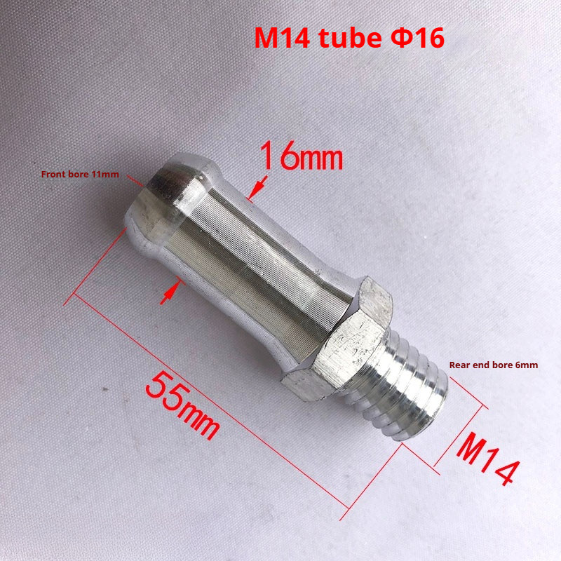 Aluminum Radiator Overflow, Return, and Vent Pipe with Threaded ...