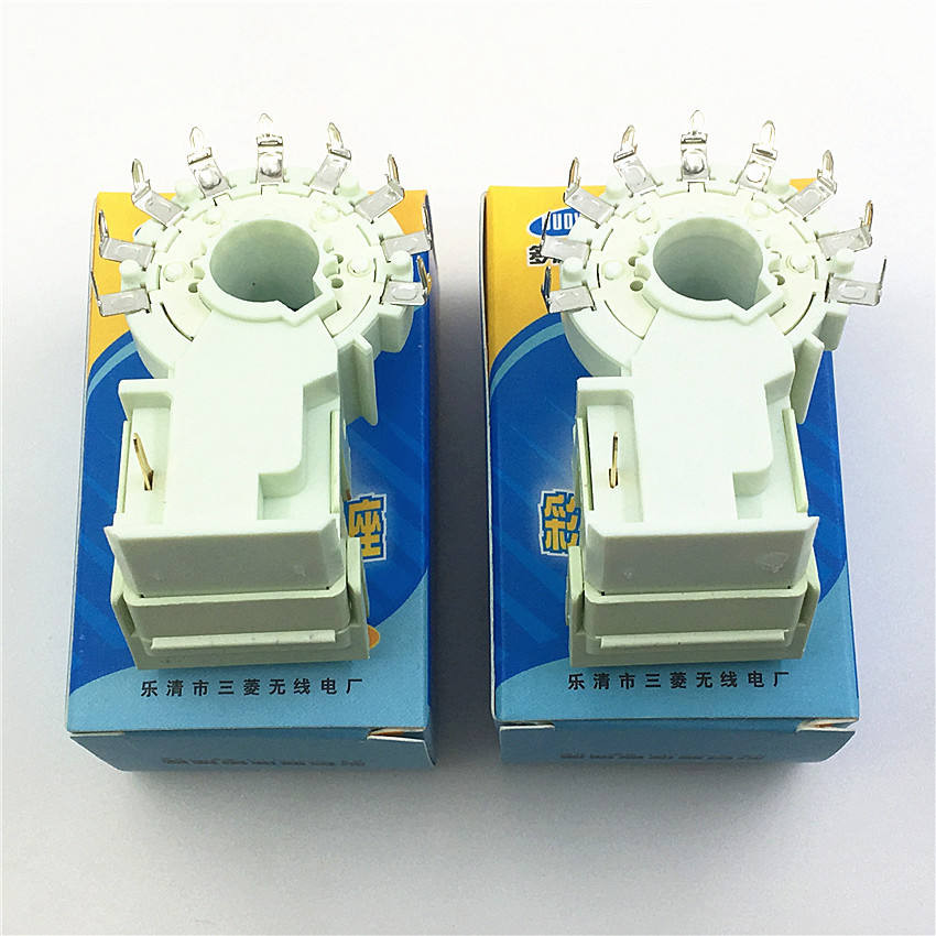 Doway Colorful Image Tube Socket 24K Gold-Plated Nine-Pin GZS 10-2-104 ...