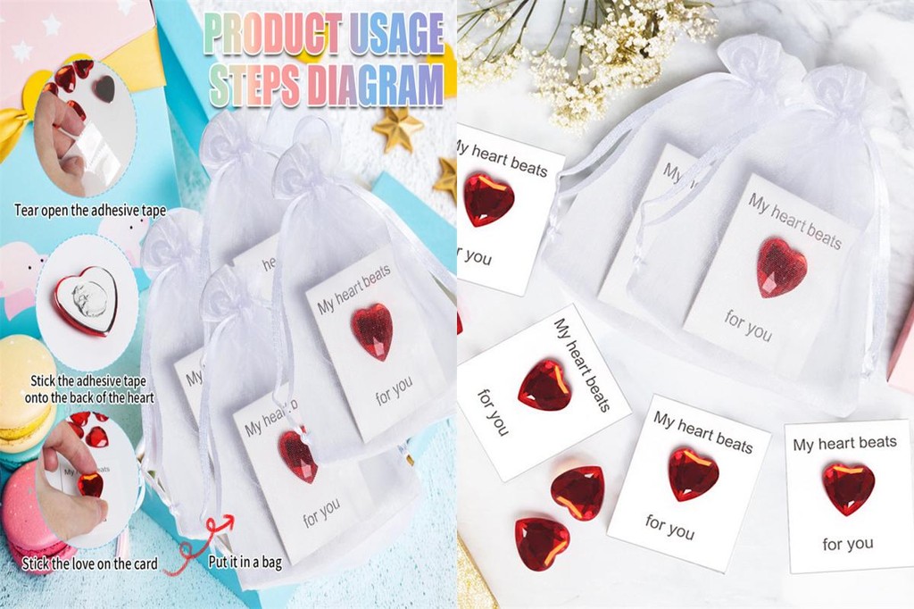 [Ready stock] Red Heart Party Supplies Romantic Love Heart Valentine's ...
