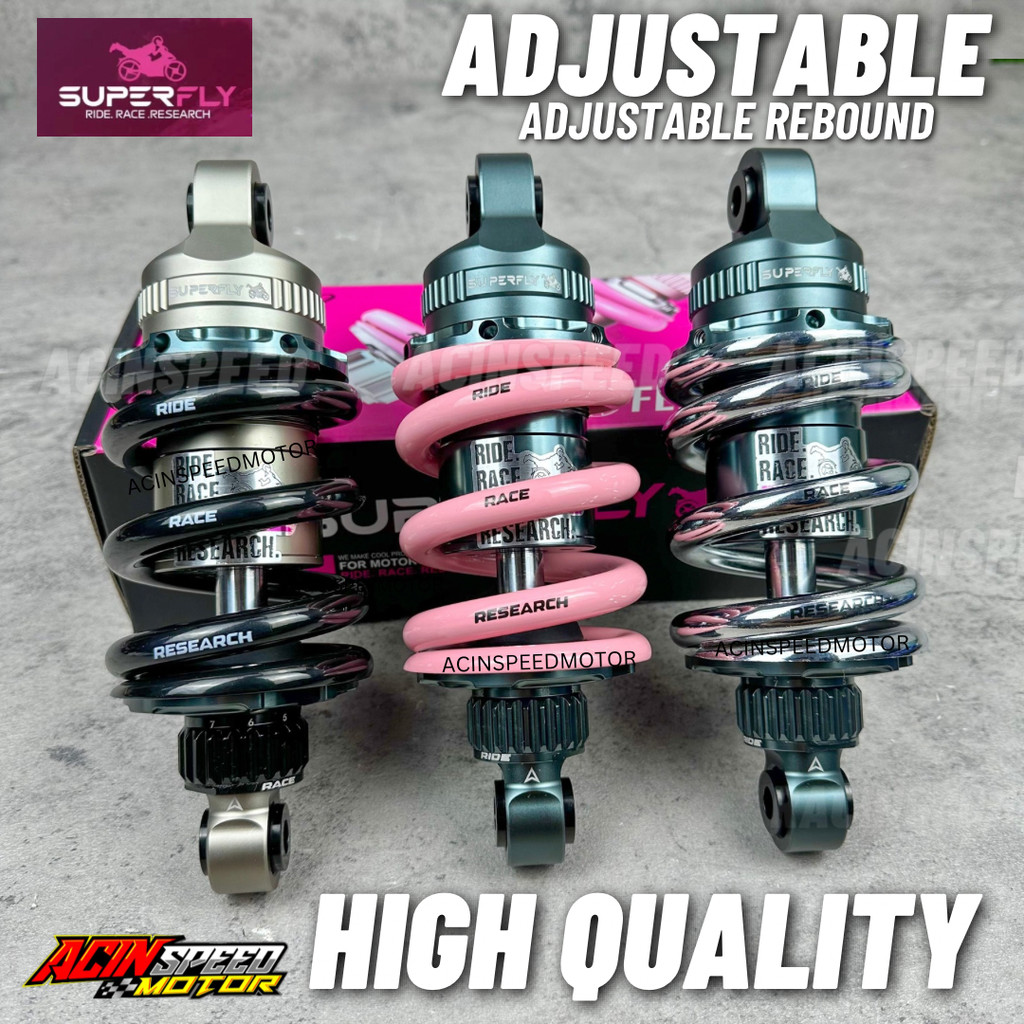 TERBARU SUPERFLY ADJUSTABLE MONOSHOCK Y15 Y16 LC135 V1-V8 VF3i RSX ...