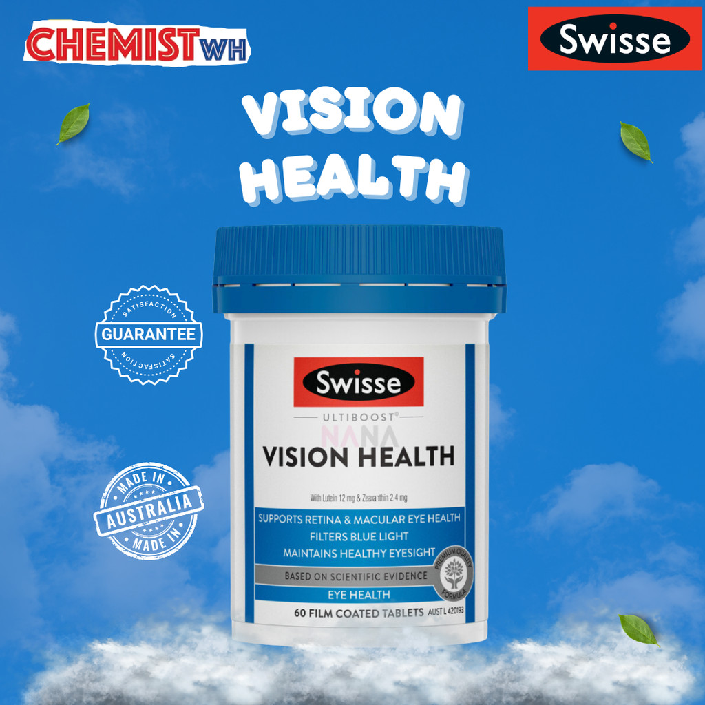 SWISSE Vision Health (60 tablets) | Shopee Malaysia