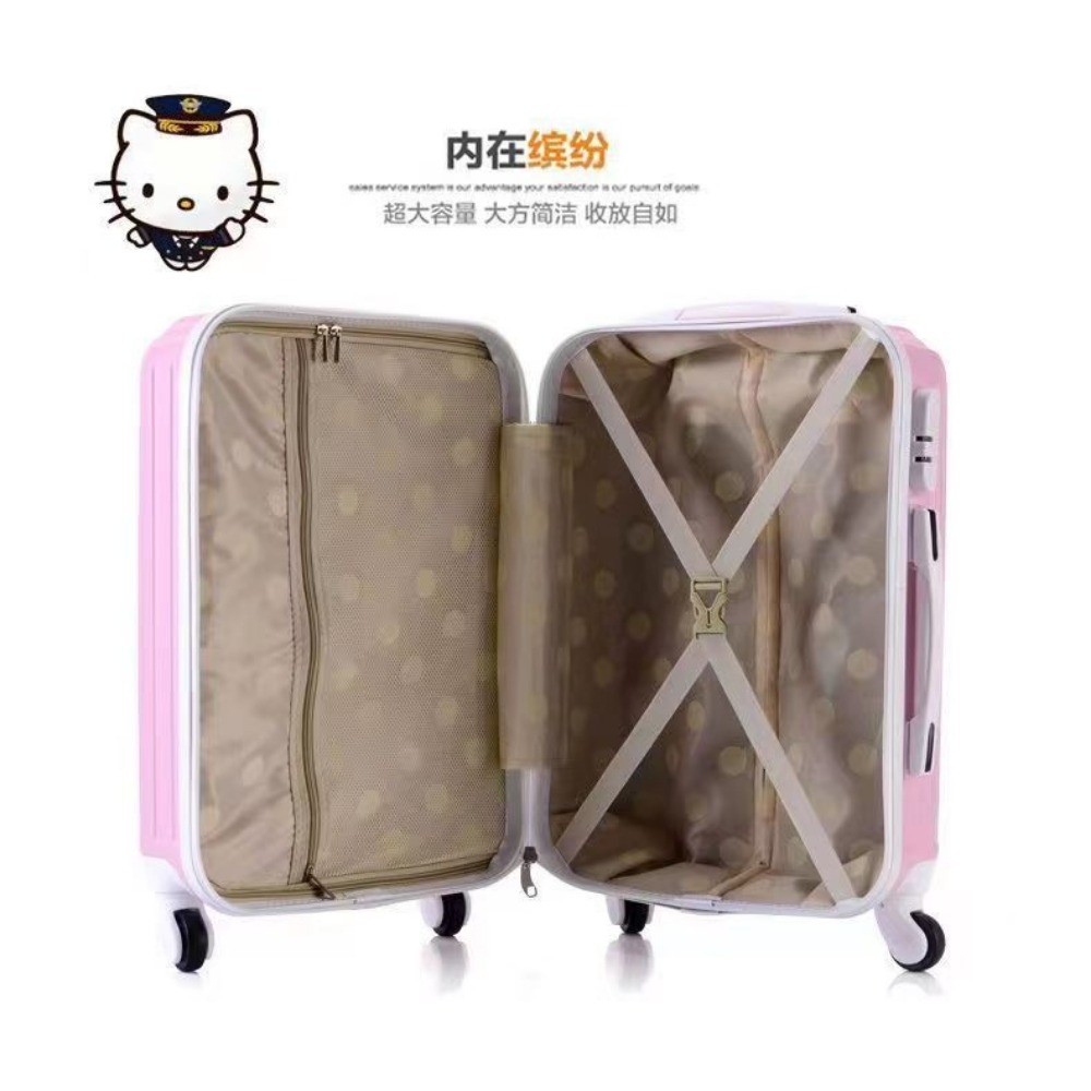 Hello Kitty Suitcase 20 Inch 24 Inch Large Capacity Trolley Travel ...