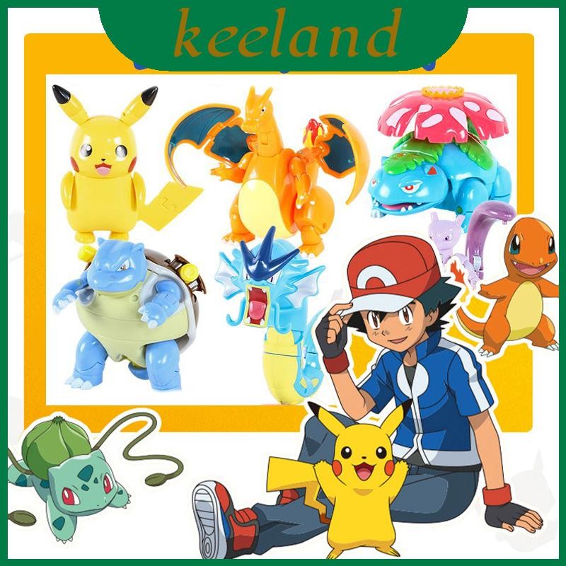 Vibrant Pokemon Ball Deformed Egg Pikachu Venusaur Blastoise Robot Kids ...