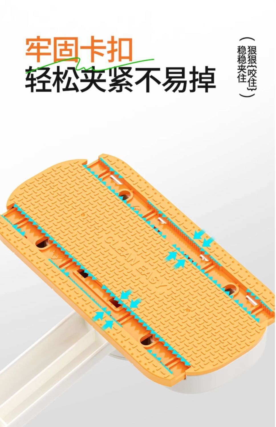 Mop Tuala Muka Mini Pegang Tangan Pembersihan Meja Pegang Klip Kain Isi ...