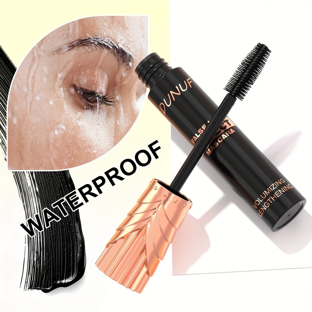 4D Volumizing Thick Curly Hair Black Waterproof Lasting Mascara Not ...
