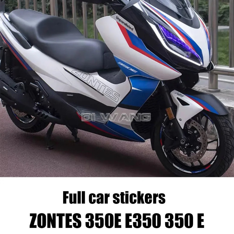 For ZONTES 350E E350 350 E Motorcycle Side Panel Stickers Full Vehicle ...