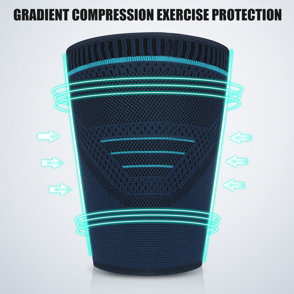 Thigh Sleeves Brace Knitted Compression Leg Sleeve Legwarmer Fitness ...