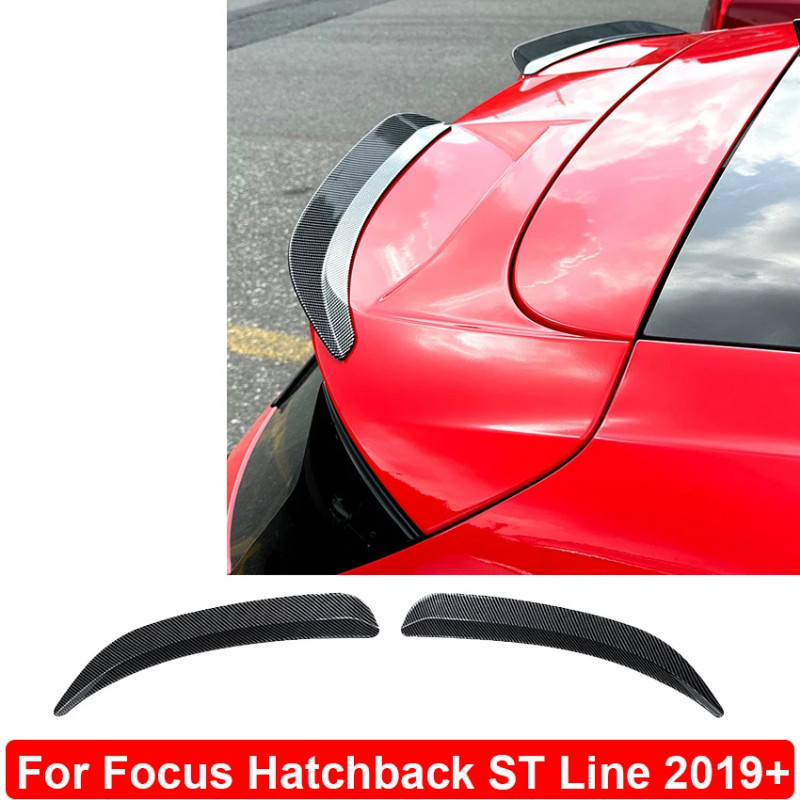 Rear Extension Top Spoiler For Ford Focus MK4 ST-Line Hatchback 2019 ...