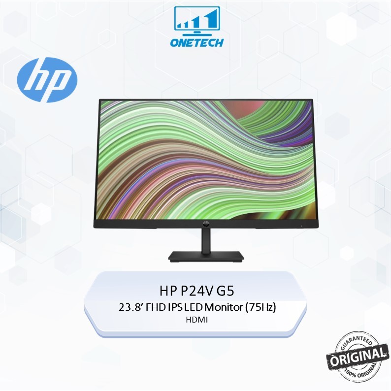 Hp P24V G5 FhD Monitor Va 1920*1080 - Hdmi*1 (75Hz) | Shopee Malaysia