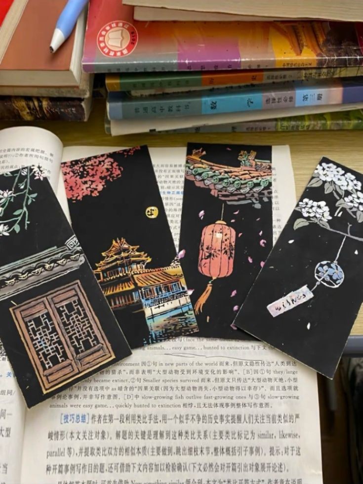 Colorful City Scratch Painting Graffiti Painting Scratch Painting Paper ...