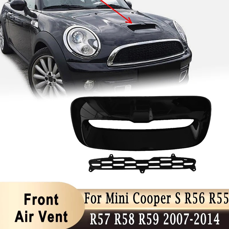 For Mini Cooper S R56 R55 R57 R58 R59 2007-2014 Front Air Vent Outlet Cover Mesh Upper Engine ...