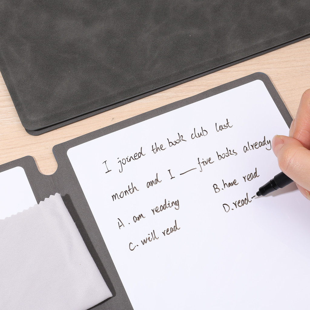 A5 Reusable Whiteboard Notebook Memo Book - Erasing Whiteboard Pen ...