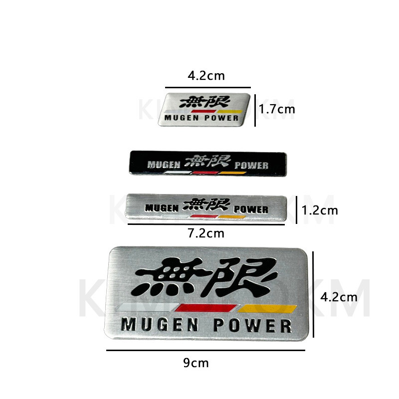Car Stickers Mugen Logo Emblem Car Body Badge Sticker Decal Auto ...