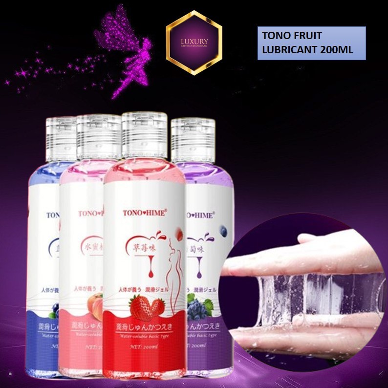 TONO HIME Fruit Flavored Lubricant 200ml | Water-Based Personal Gel ...