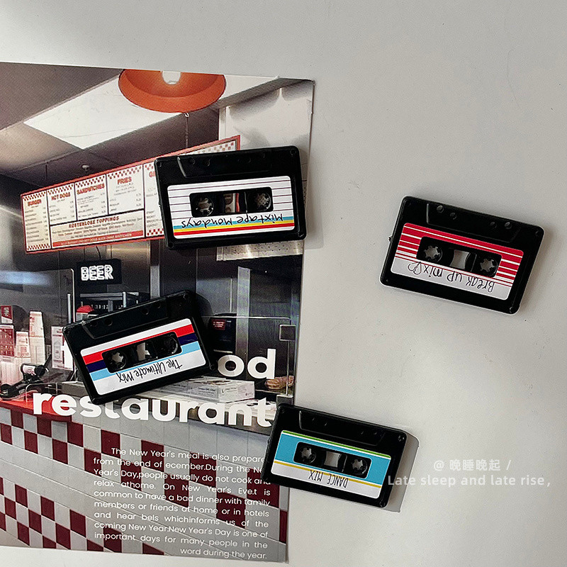 [1260 Orang Dinilai] INS Kreatif Retro Vinyl Rekod Magnet Peti Sejuk ...