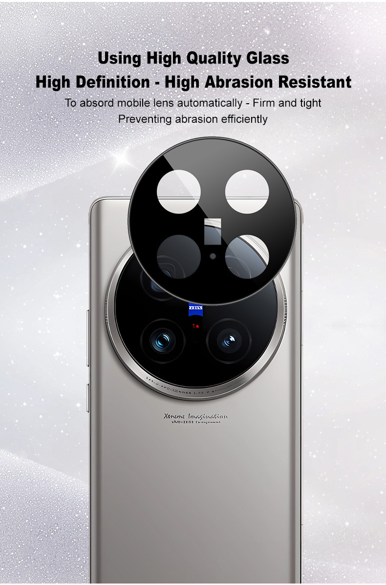 IMAK Vivo X100s X100 Pro X100 Ultra X Fold3 Pro 5G Black Tempered Glass ...