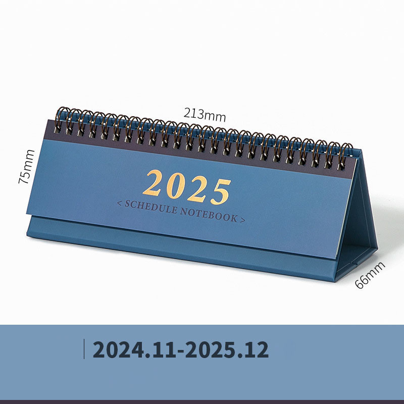 2025 Desk Calendar Simple MINI Desk Coil English Calendar Monthly Plan ...