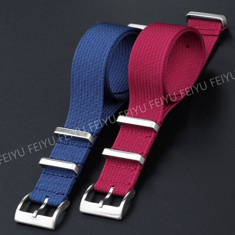 NATO Strap ZULU Canvas Watch Band One Piece Loop Nylon Bracelet 18mm ...