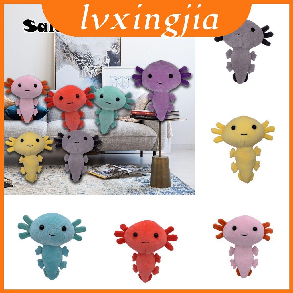 Axolotl Charming Plush Toy Soft And Cuddly Stuffed Cartoon Kids Character For | Shopee Malaysia