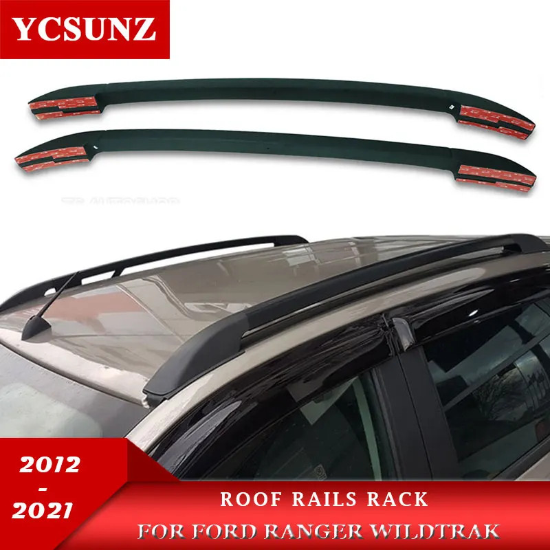 Roof Rails Rack Carrier Bars For Ford Ranger Wildtrak T6 T7 T8 2012 ...